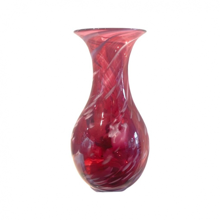 Ruby vase perfect for ruby wedding